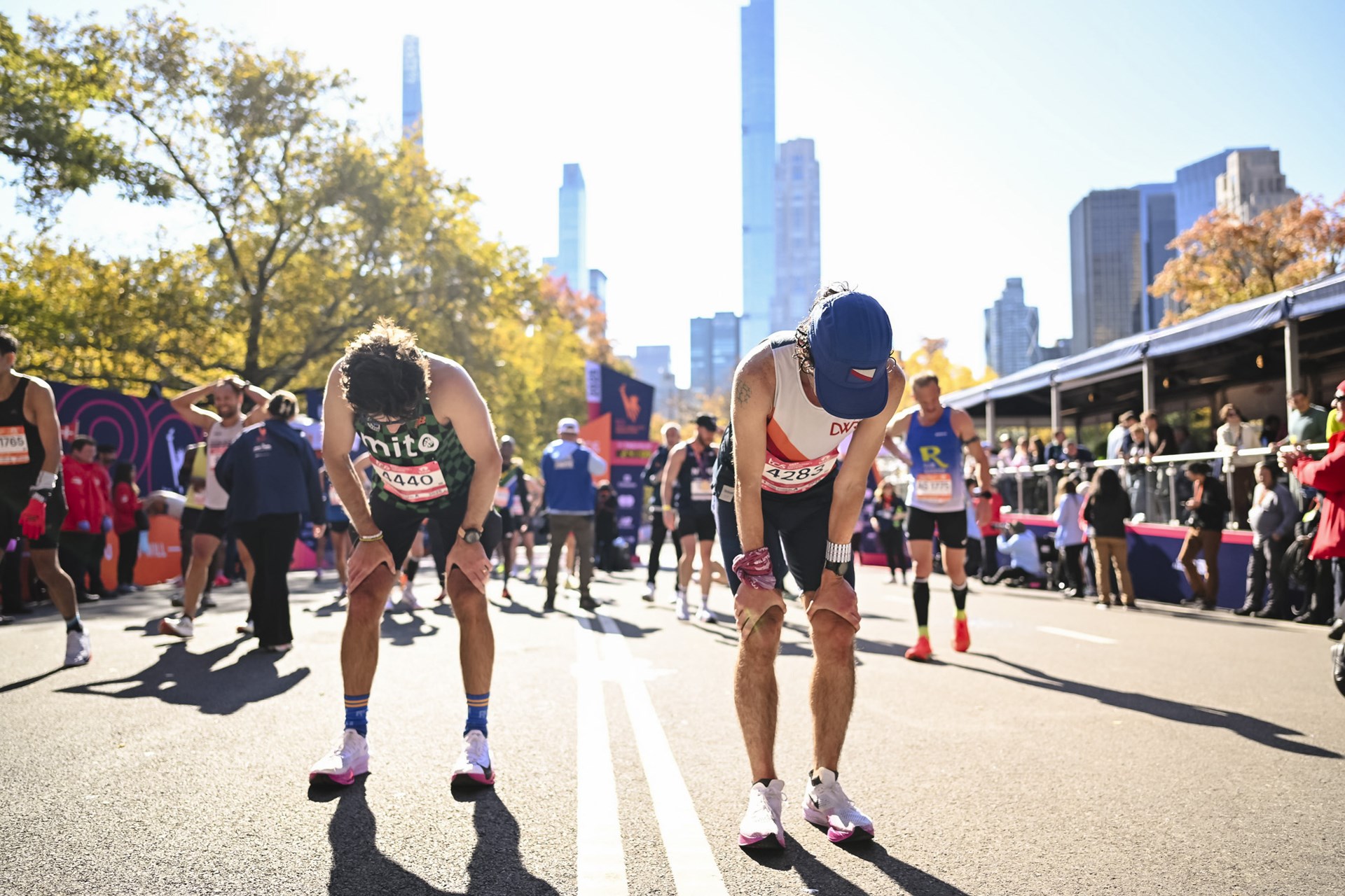 2025 TCS New York City Marathon Finish Line Area