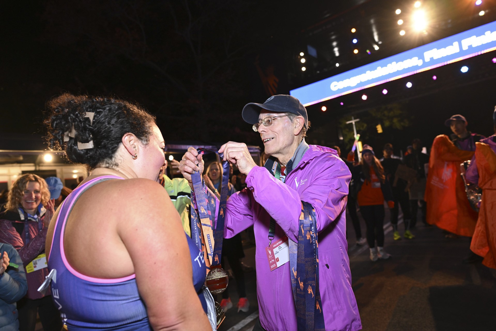 2025 TCS New York City Marathon Finish Line Area