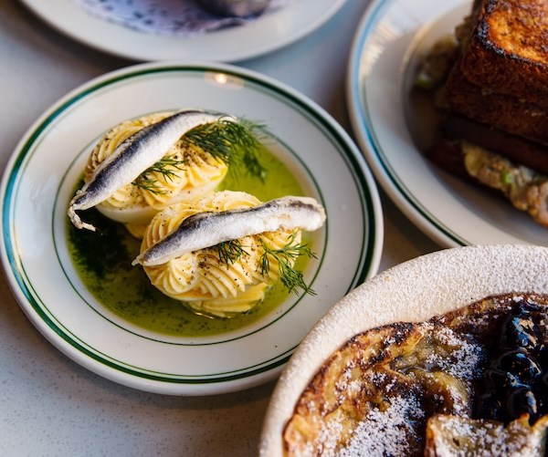 Agi's Corner deviled eggs.