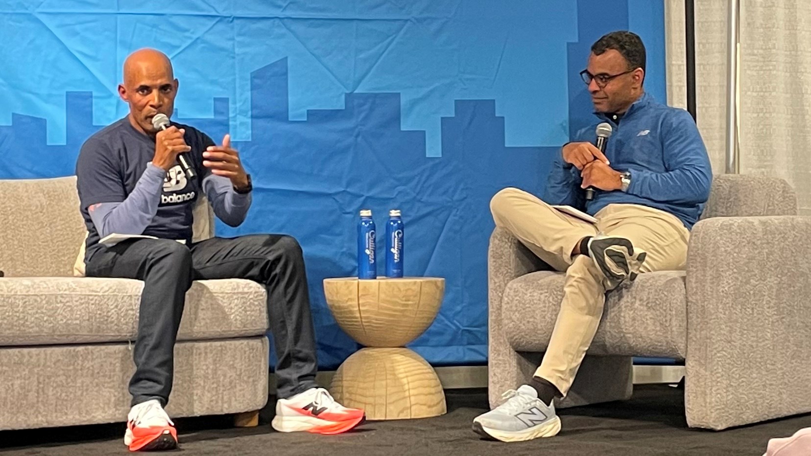 Meb and Rob for Set the Pace in Chicago