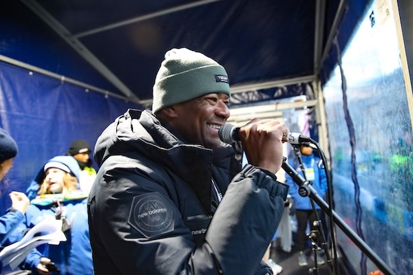 Ted Metellus at the RBC Brooklyn Half in 2019.